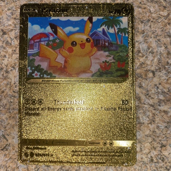 Pokémon | Other | Basic Tropical Pikachu Hp 7 | Poshmark
